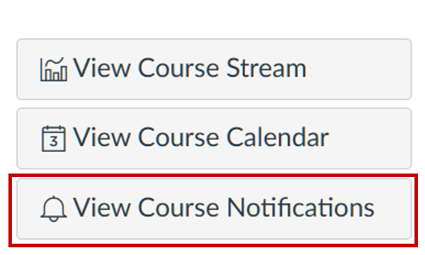 Adjusting Notifications in Canvas (Students) – Cummings Graduate Institute